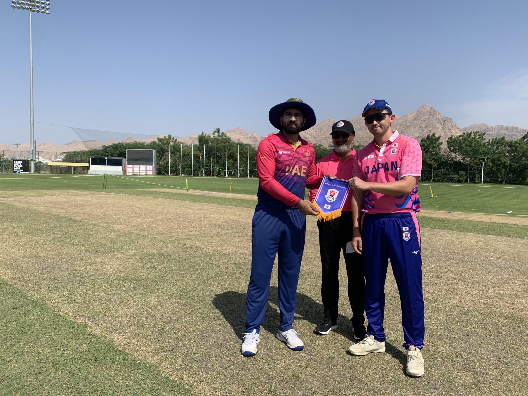 Japan Cricket Association レポート｜ICC男子T20W杯予選前 調整試合 日本代表、格上のUAEに惜敗